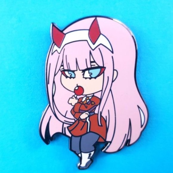Accessories | Zero Two Anime Enamel Pin Darling In The Franxx | Poshmark